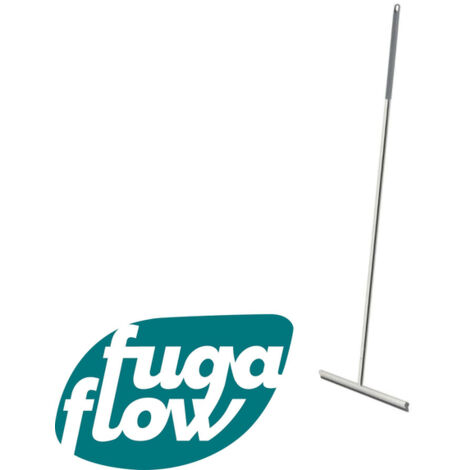 FugaFlow Efficiente Acces Raclette de sol avec support Inox Brossé