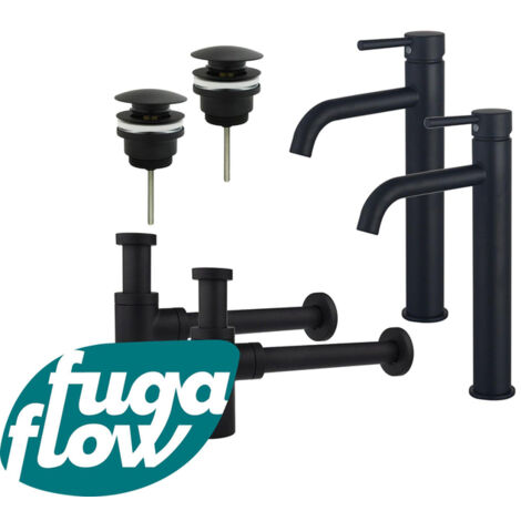 FugaFlow Eccelente Sobrado Kit robinet lavabo - pour double vasque ...