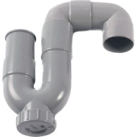 Dyka siphon universelle PVC 40mm gris