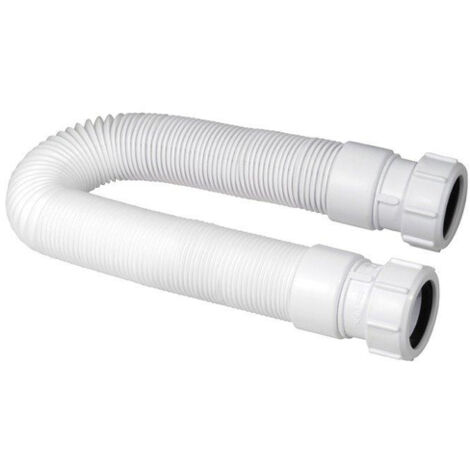 Mcalpine tuyau d'évacuation flexible 40x40mm clamp/clamp l=max. 0.5 mtr