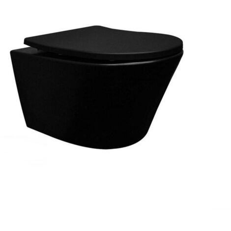 Wiesbaden Vesta WC suspendu rimless avec abattant Shade slim softclose ...