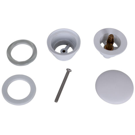 Bonde clic-clac blanche mate Zeza Arte vidage solid surface vasque ...