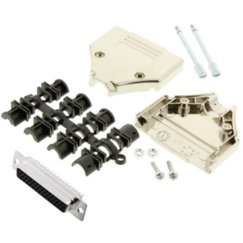MH Connectors MHDTPK25HD44FS-K Kit embase SUB-D femelle 180 ° Nombre de ...
