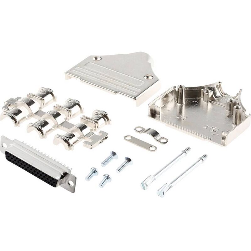 MH Connectors MHDM25-HD44FS-K Kit embase SUB-D mâle 180 ° Nombre de pôles: 25 fût à souder 1 pc(s)