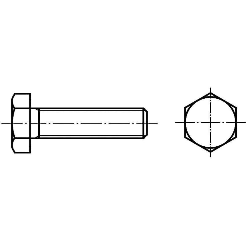 Vis hexagonale TOOLCRAFT 130620 100 pc(s) M4 10 mm tête hexagonale 6 ...