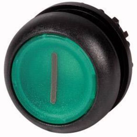 Eaton 216939 M22S-DL-G-X1 Bouton-poussoir lumineux à rappel collerette plastique 1 pc(s)