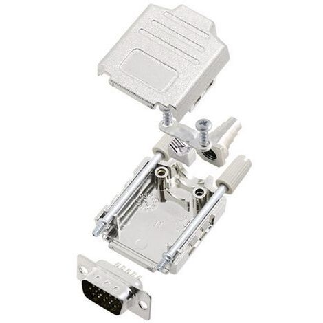 Kit embase SUB-D mâle Amphenol L17DPPK09-M+L717HDE15P 180 ° Nombre de ...