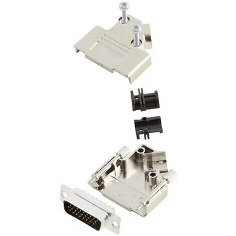 Amphenol L17D45PK-M-09+L717HDE15P Kit embase SUB-D mâle 45 ° Nombre de ...