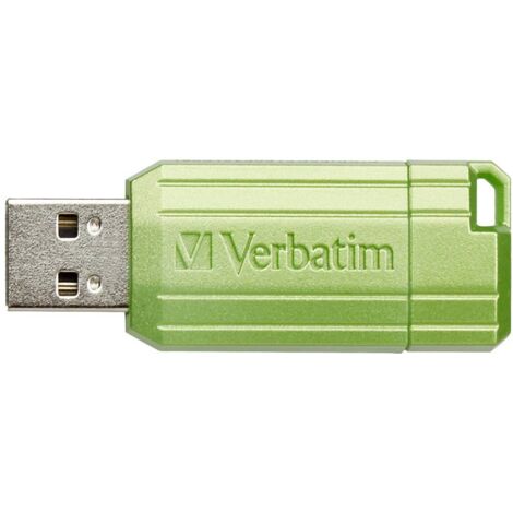 Verbatim USB DRIVE 2.0 PINSTRIPE Clé USB 32 GB Eucalyptus, vert 49958 ...
