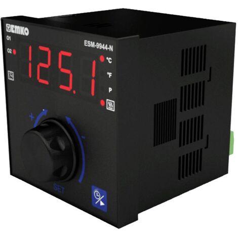 Emko ESM-9944-N 2 points, P, PI, PD, PID Régulateur de température Pt100 -200 à +1700 °C Relais ...