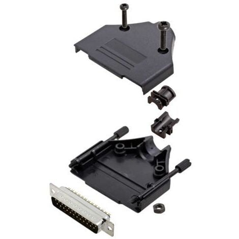 TRU COMPONENTS TCDTPKP25DMPK 7709576 Kit embase SUB-D mâle 180 ° Nombre de pôles: 25 fût à ...