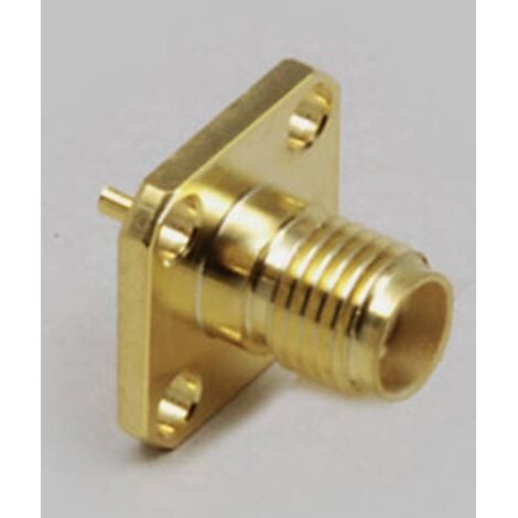 TRU COMPONENTS 1577819 Connecteur SMA embase femelle, verticale 1 pc(s)