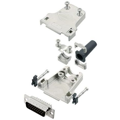 TRU COMPONENTS TCDTZF15HDP26K 7709392 Kit embase SUB-D mâle 180 ° Nombre de pôles: 26 fût à ...