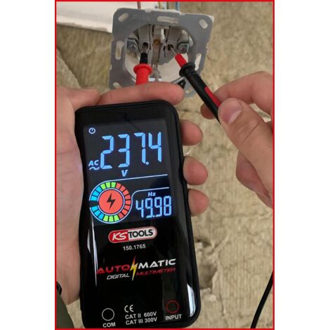 Multimètre numérique automatique antichoc à écran LCD rétroéclairé ...