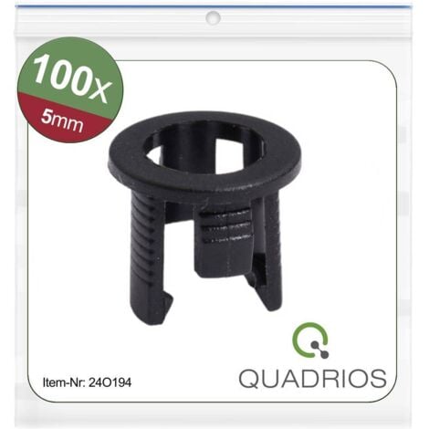 Quadrios 24O194 24O194 Support de LED plastique Adapté pour (LED) LED 5 mm