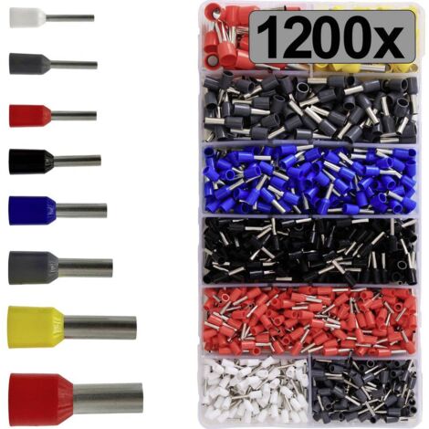 TRU COMPONENTS TC-13377260 Assortiment d'embouts simples partiellement ...
