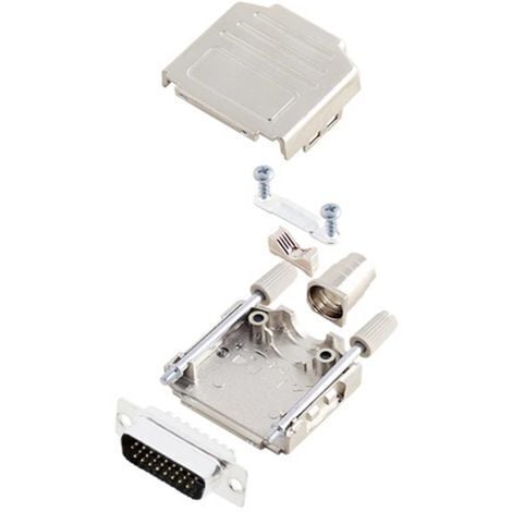 TRU COMPONENTS TCDPPK15MHDP26K 7709524 Kit embase SUB-D mâle 180 ° Nombre de pôles: 26 fût à ...