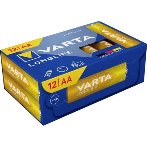 Varta VARTA Longlife AA Cube Pack12 Pile LR6 (AA) alcaline(s) 1.5 V 12 ...