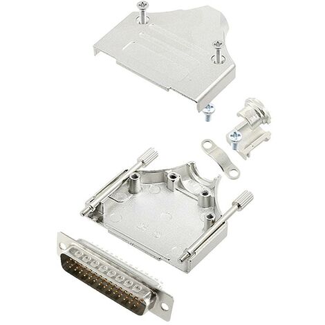 encitech MHDM-25-HDP44-W-K 6355-8059-03 Kit embase SUB-D mâle 180 ° Nombre de pôles (num): 44 ...