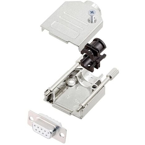 encitech DTZK09-DBS-W-K 6355-8002-11 Kit embase SUB-D femelle 180 ° Nombre de pôles: 9 fût à ...