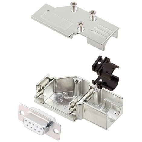 encitech DCMR09-FK-DBS-W-K 6355-8065-11 Kit embase SUB-D femelle 90 ° Nombre de pôles: 9 fût à ...