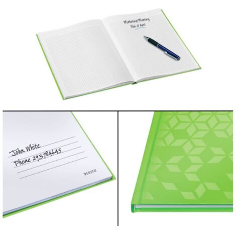 Leitz 46261054 Cahier quadrillé vert Nombre de pages: 80 DIN A4