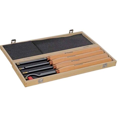 Jeu de 4 gouges a bois 506 mm avec plaque hm interchangeable Holzmann ...