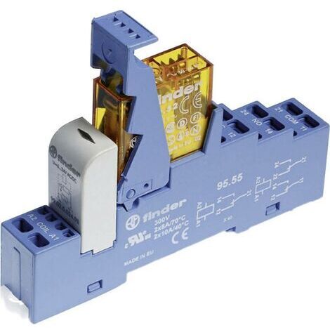 Finder 48.81.8.024.0060 Module relais Tension nominale: 24 V/AC Courant ...