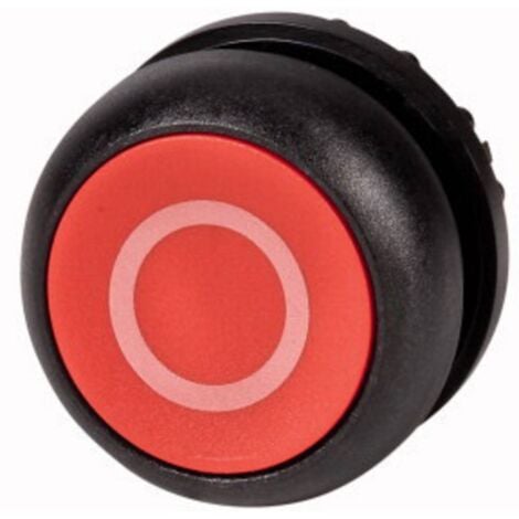 Eaton 216606 M22S-D-R-X0 Bouton-poussoir collerette plastique 1 pc(s)