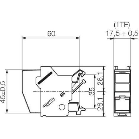 Weidmüller 8808360000 Prise de courant pour rail de montage 1 pc(s)