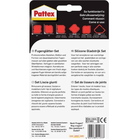 Pattex Set de lisseurs de joints Pattex PFGSN