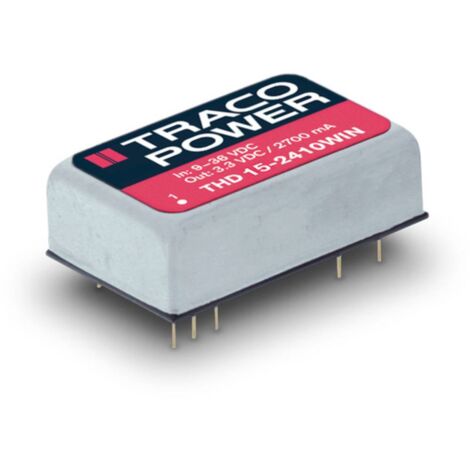 Convertisseur CC/CC pour circuits imprimés TracoPower THD 15-2422WIN Nbr. de sorties: 2 x 24 V ...