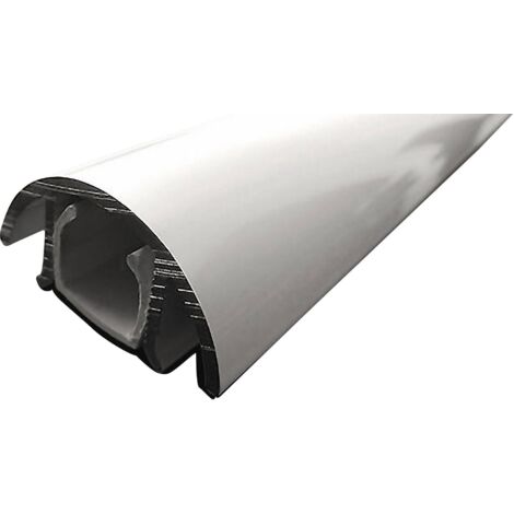 Cache câbles aluminium (L x l x H) 1000 x 30 x 15 mm blanc (brillant ...