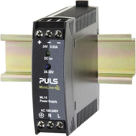 Alimentation rail DIN PULS MiniLine ML15.241 28 V/DC 0.63 A 15 W 1 x