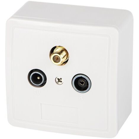 Prise antenne SAT, TV Axing SSD 2-10 encastré Prise de passage