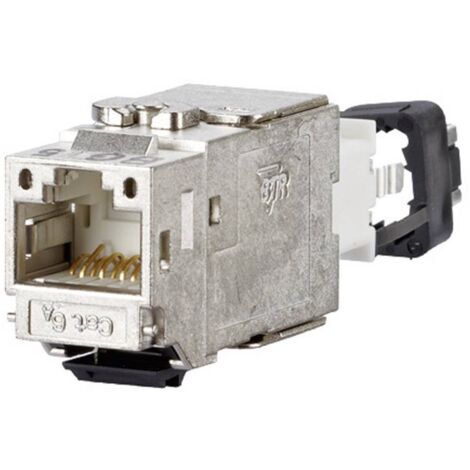 Module RJ45 encastrable Keystone CAT 6a Metz Connect 130B23-E