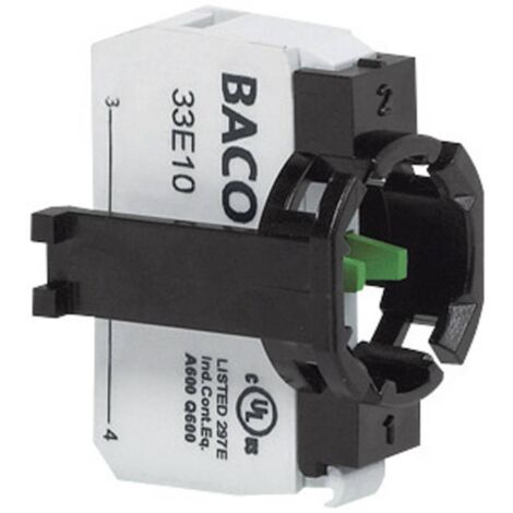 BACO 331E01 Élément de contact 1 NF (R) à rappel 600 V 1 pc(s)