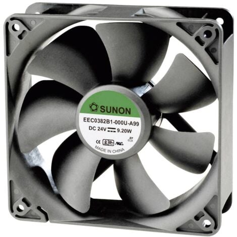 Sunon EEC0381B1-000U-A99 Ventilateur axial 12 V/DC 234.46 m³/h (L x l x H) 120 x 120 x 38 mm