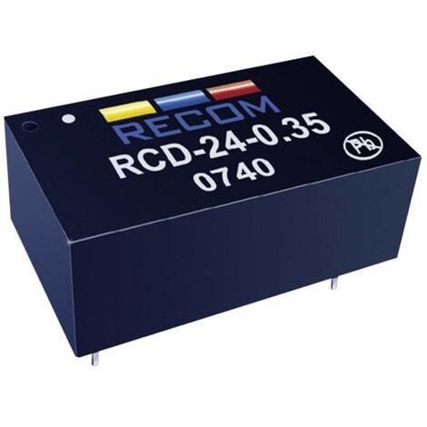 Driver LED Recom Lighting RCD-24-0.50 36 V/DC 500 mA 1 pc(s)