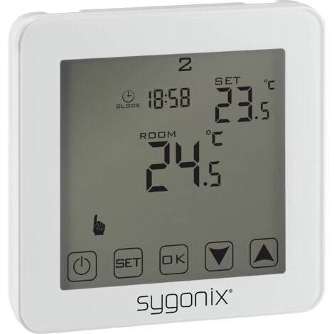 Sygonix SY-4961570 Touch 2 Thermostat d'ambiance encastré programme ...
