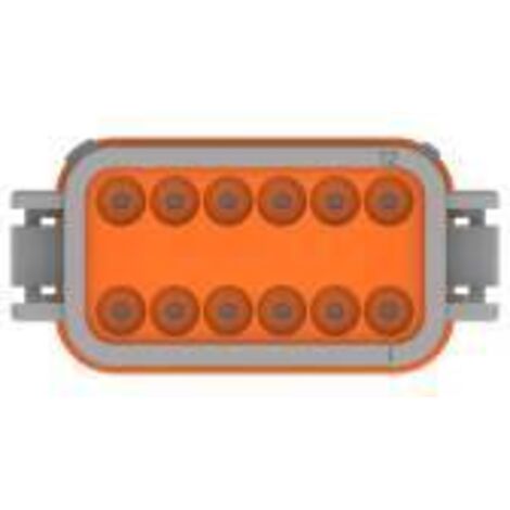 TE Connectivity DT06-12SA Cosse cylindrique mâle femelle, droit Nombre total de pôles: 12 Série ...