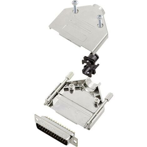 Kit embase SUB-D mâle Nombre de pôles: 25 encitech DTPK-M-25-DBP-K 6355-0030-03 180 ° fût à ...