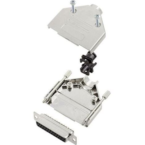 Kit embase SUB-D femelle Nombre de pôles: 25 encitech DTPK-M-25-DBS-K 6355-0030-13 180 ° fût à ...