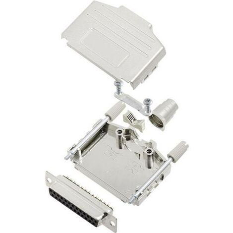 Kit embase SUB-D femelle Nombre de pôles: 25 encitech DPPK25-M-DBS-K 6355-0004-13 180 ° fût à ...