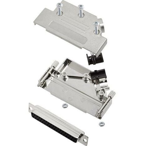 Kit embase SUB-D femelle Nombre de pôles: 37 encitech D45PK-M-37-DBS-K 6355-0009-14 45 ° fût à ...