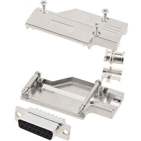 Kit embase SUB-D femelle Nombre de pôles: 25 encitech DCMR-FK-25-DBS-K 6355-0065-13 90 ° fût à ...