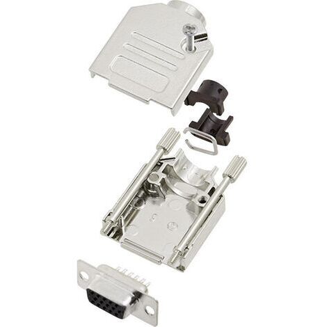 Kit embase SUB-D femelle Nombre de pôles: 15 encitech DTCK09-HDS15-K 6355-0062-11 180 ° fût à ...