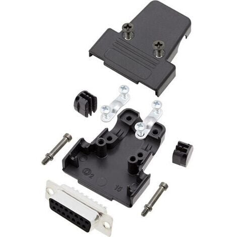 Kit embase SUB-D mâle Nombre de pôles: 25 encitech TRI-M-25-DMP-K 6355-0039-03 180 ° fût à ...