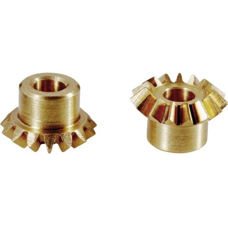 Lot 2 pignons coniques module 0,75 Modelcraft 20 Dents