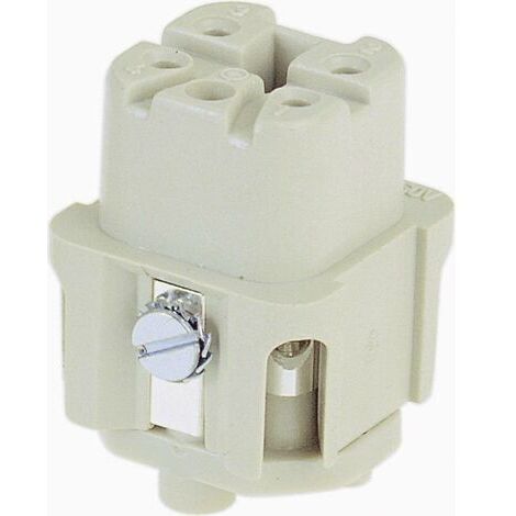 HARTING 09200032711 Insert femelle Han® A 3 + PE raccord à vis 1 pc(s)